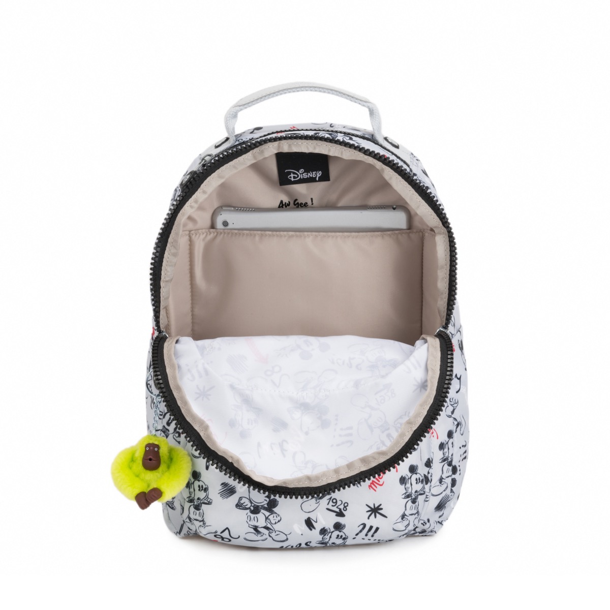Kipling Disney Seoul GO S Backpack Sketch Grey